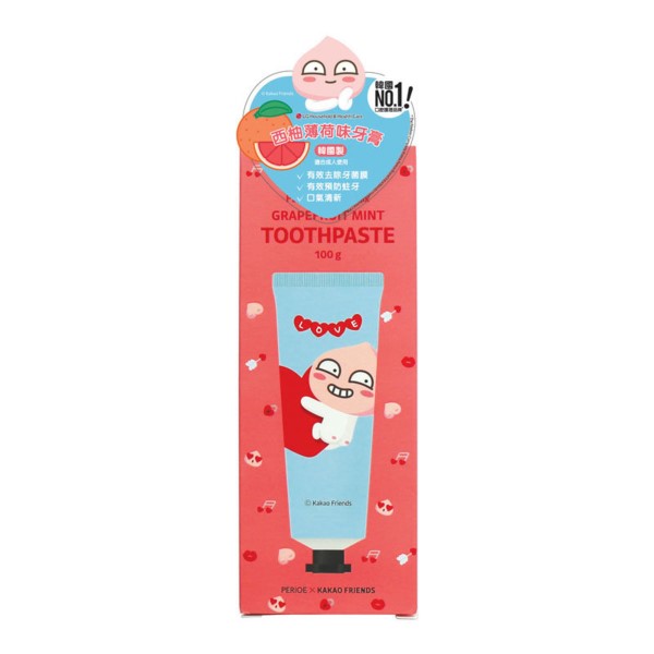 LG - Perioe - Kakao Friends Cocktail Toothpaste - Love Apeach - 100g ...