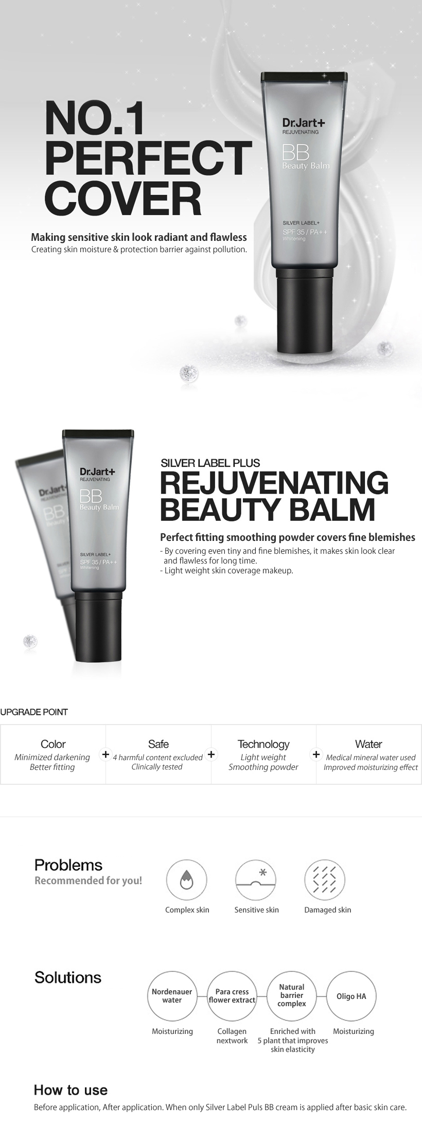 Dr. Jart+ - Silver Label Plus Rejuvenating Beauty Balm SPF35 PA++ ...