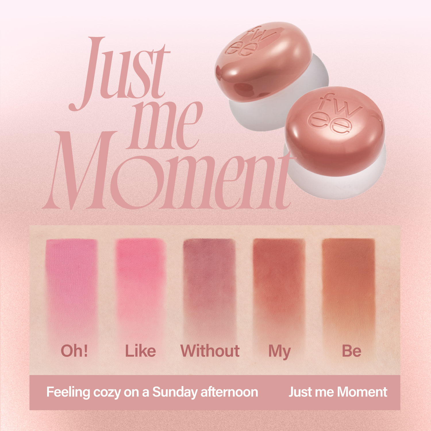 Fwee - Lip & Cheek Blurry Pudding Pot - 5g | Beauty Amora | Korean ...