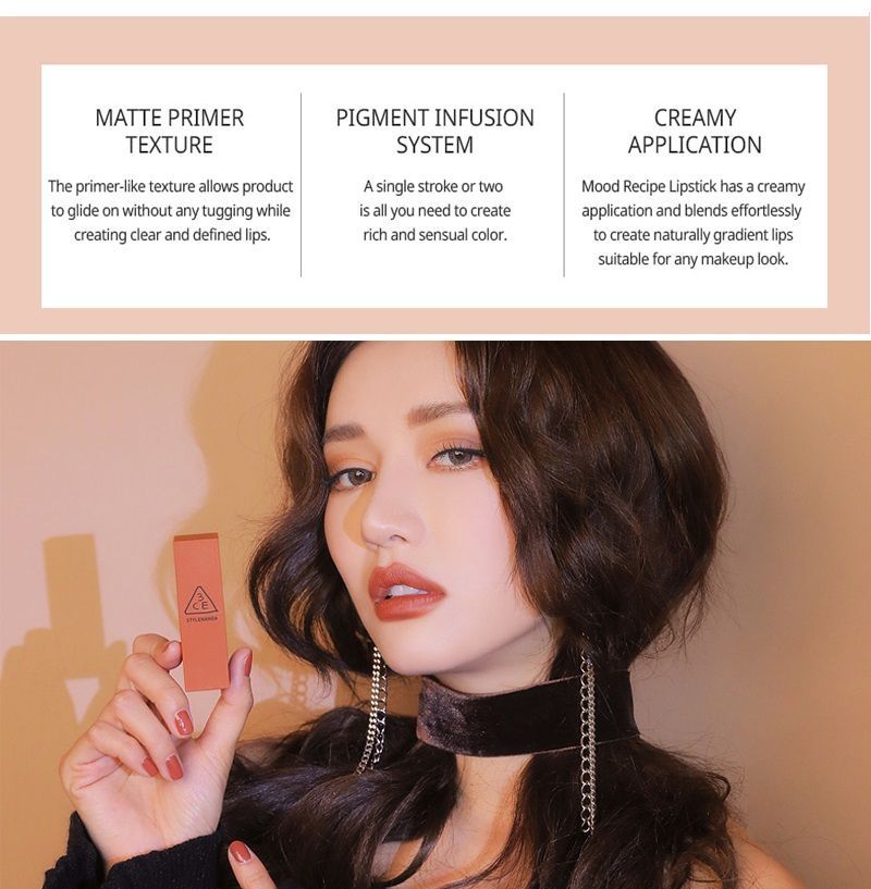 3CE - Mood Recipe 2 Matte Lip Color | Beauty Amora | Korean Beauty ...