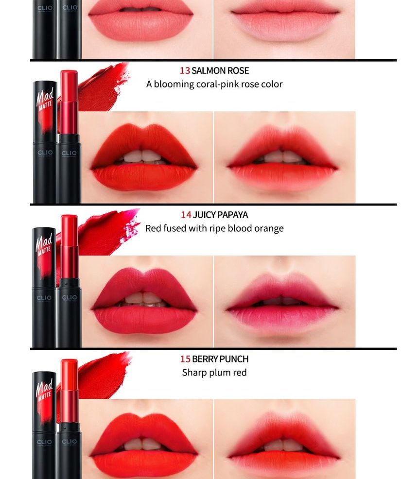 CLIO - Mad Matte Lips | Beauty Amora | Korean Beauty Store in Australia