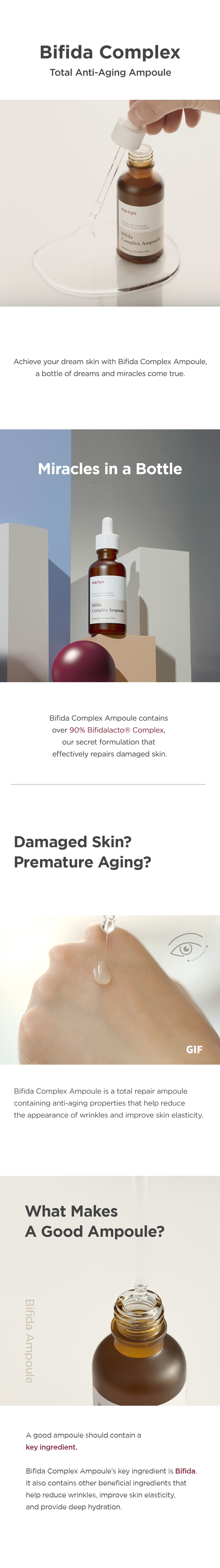 Ma:nyo - Bifida Biome Complex Ampoule (Mini) - 30ml | Beauty Amora ...