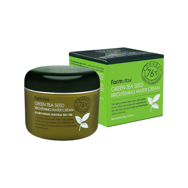 Farm Stay - Green Tea Seed Brightening Water Cream/100g | Beauty Amora ...