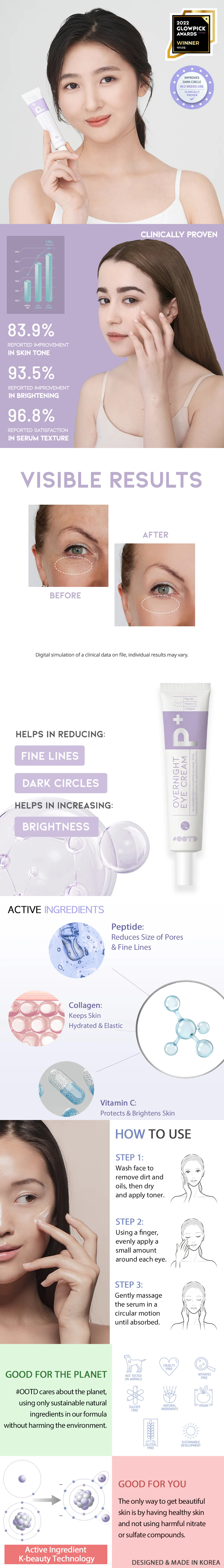 OOTD - Overnight Eye Cream - 25g | Beauty Amora | Korean Beauty Store ...