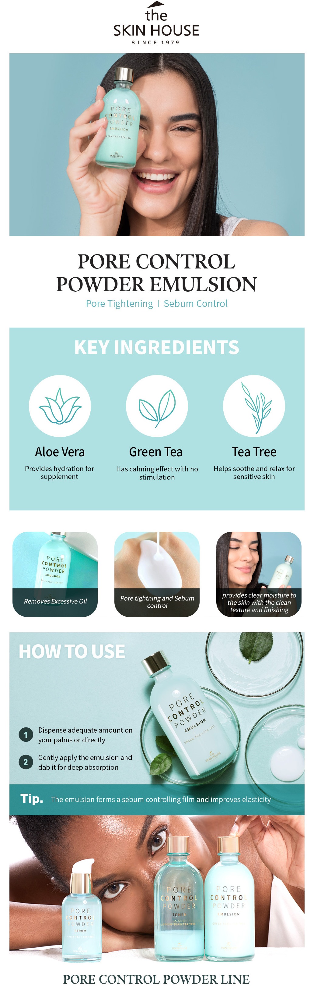 the SKIN HOUSE - Pore Control Powder Emulsion - 130ml | Beauty Amora ...