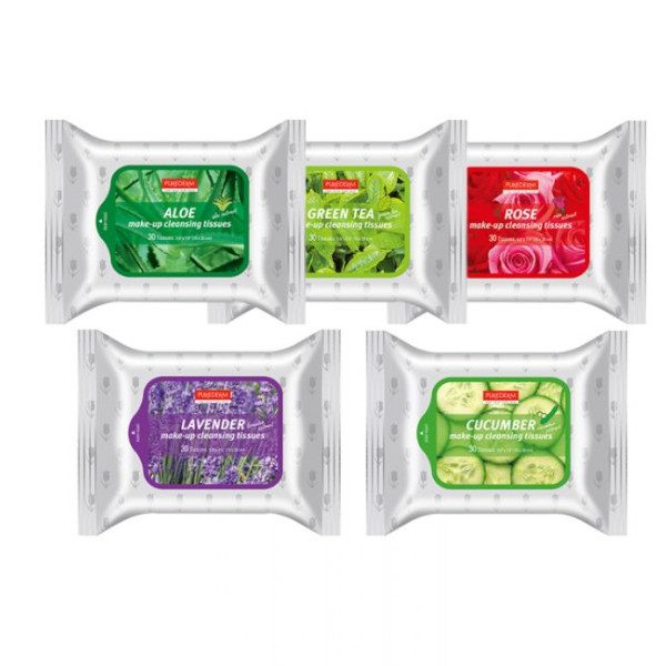 PUREDERM - Natural Make-up Cleansing Tissues | Beauty Amora | Korean ...