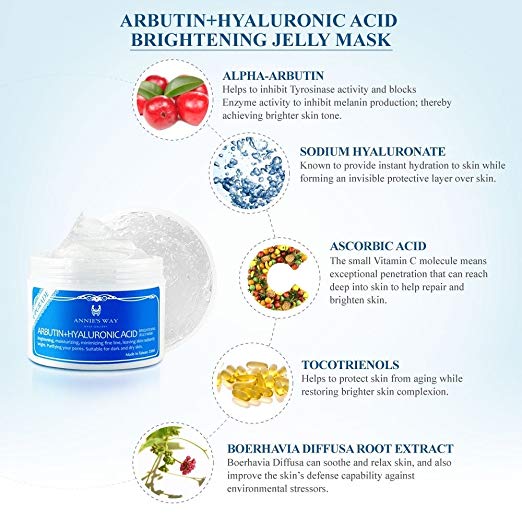 Annie's Way - Arbutin + Hyaluronic Acid Brightening Jelly Mask | Beauty ...