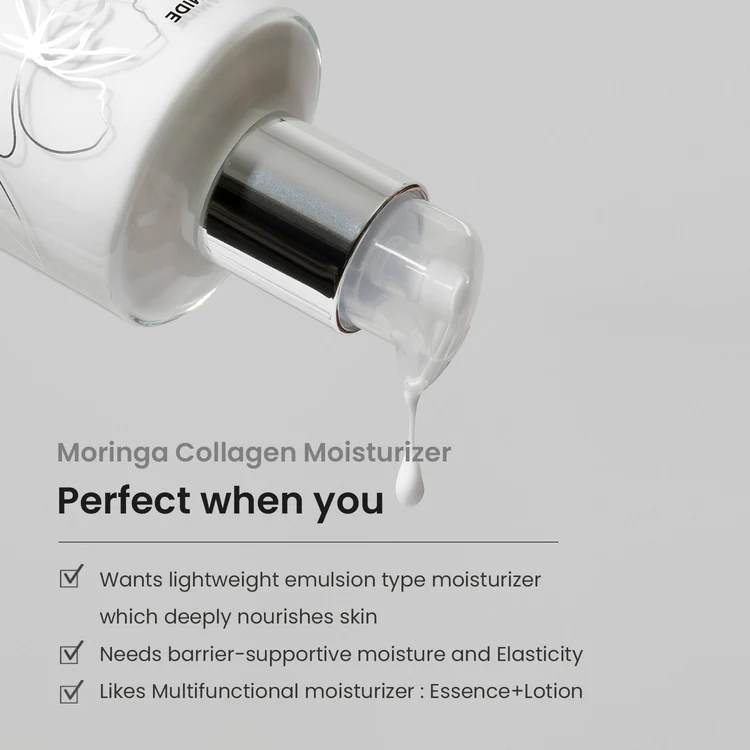 heimish - Moringa Ceramide Collagen Enriched Moisturizer - 120ml ...