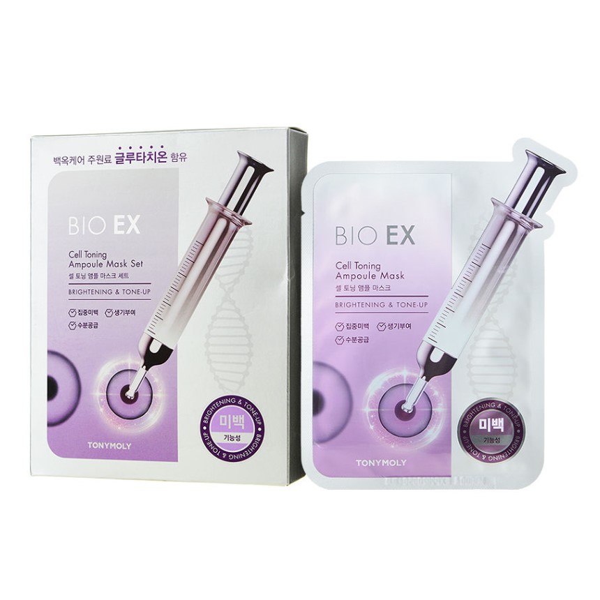 TONYMOLY - Bio Ex Cell Toning Mask Set - 30gx10pcs | Beauty Amora ...