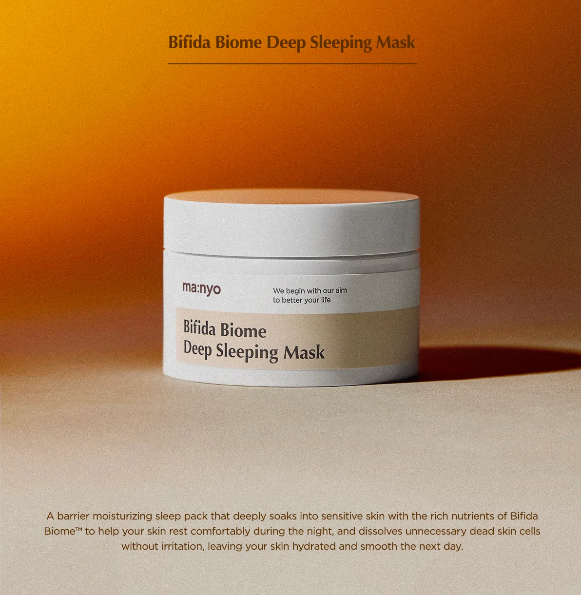 Ma:nyo - Bifida Biome Deep Sleeping Mask - 100ml | Beauty Amora ...