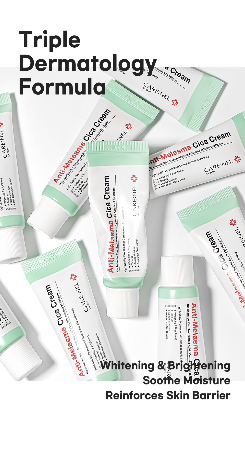 CARE:NEL - Anti-Melasma Cica Cream - 40ml | Beauty Amora | Korean ...