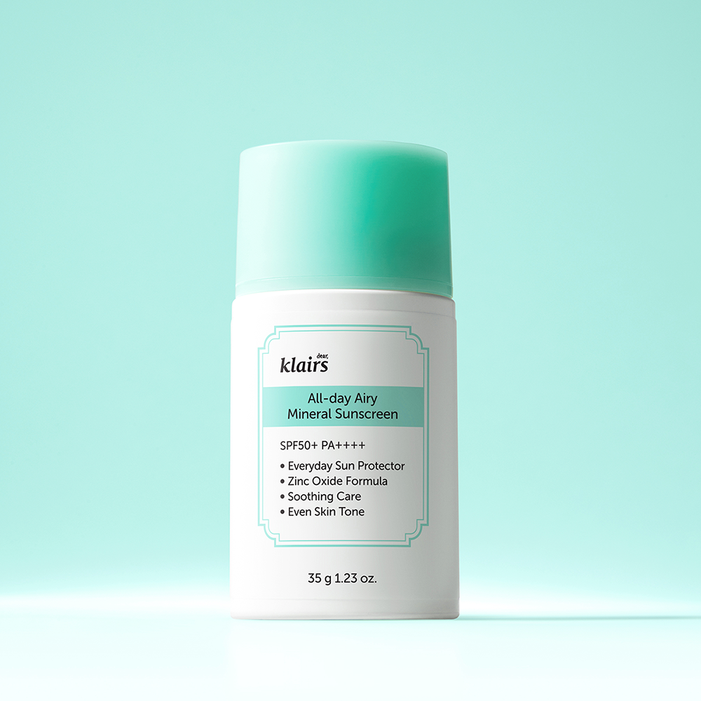 Dear, Klairs - All-day Airy Mineral Sunscreen SPF50+ PA++++ - 60g ...