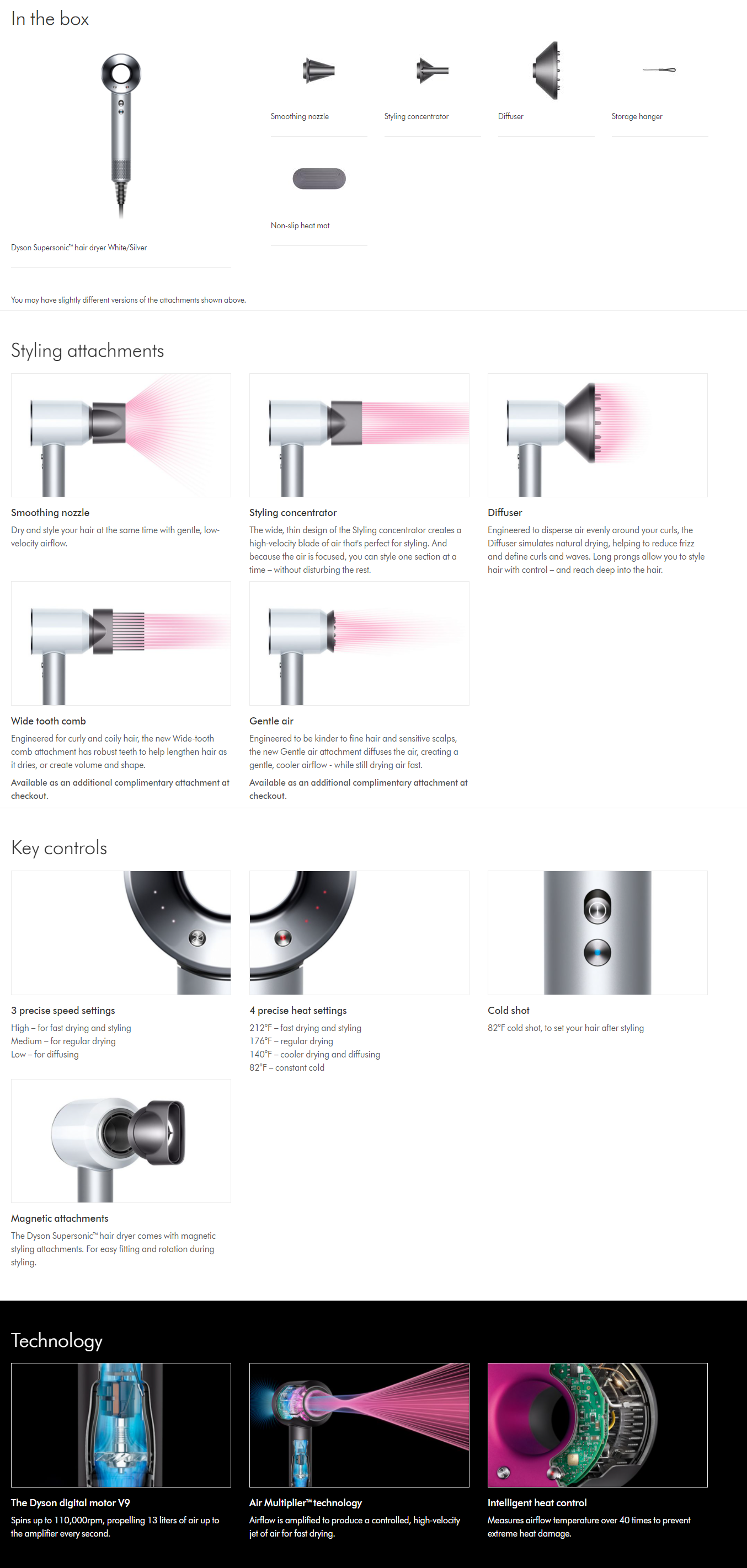 Dyson - Supersonic Hair Dryer (HD03) (Re-engineered Version) (200V-240V ...