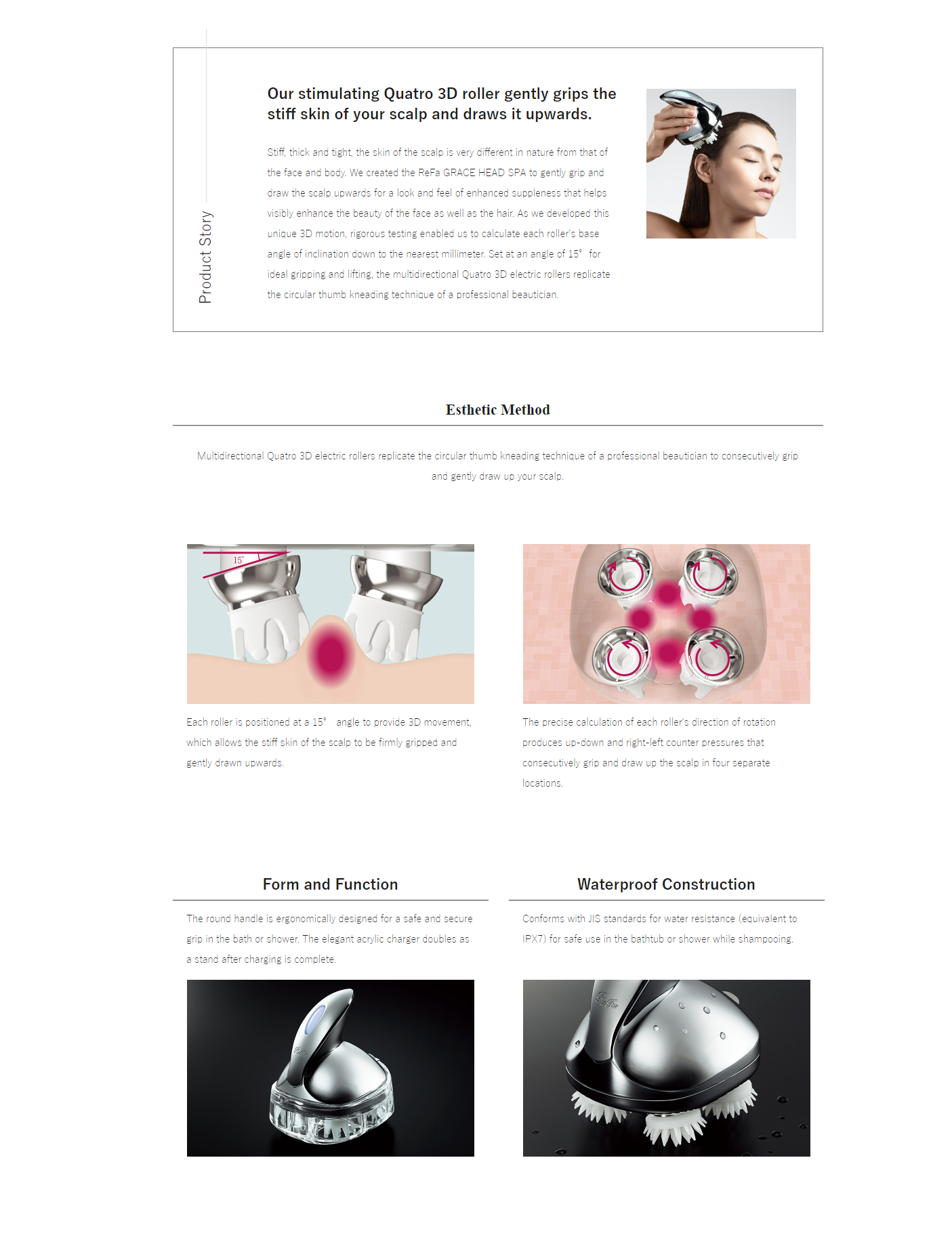 ReFa - Grace Head SPA RF-GH2114B - 1pc | Beauty Amora | Korean Beauty ...