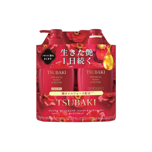 Shiseido - Tsubaki Premium Moist & Repair Shampoo & Conditioner Pump ...