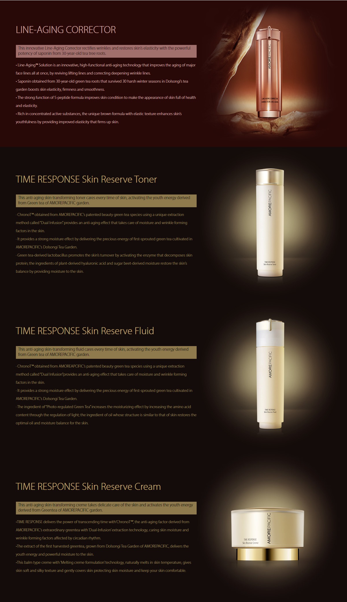 Amore Pacific - Line-Aging Corrector Set | Beauty Amora | Korean Beauty ...