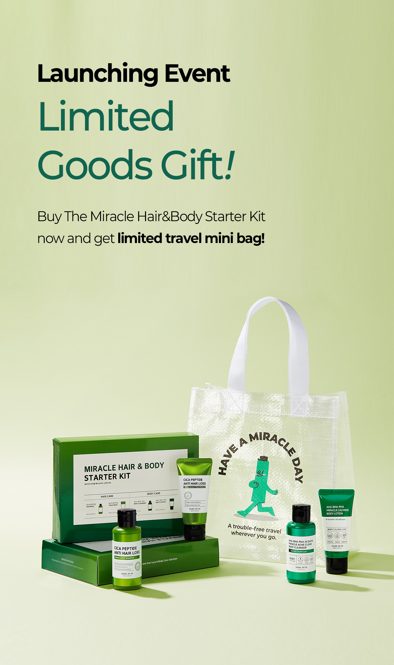 SOME BY MI - Miracle Hair & Body Starter Kit - 1set(4items) | Beauty ...