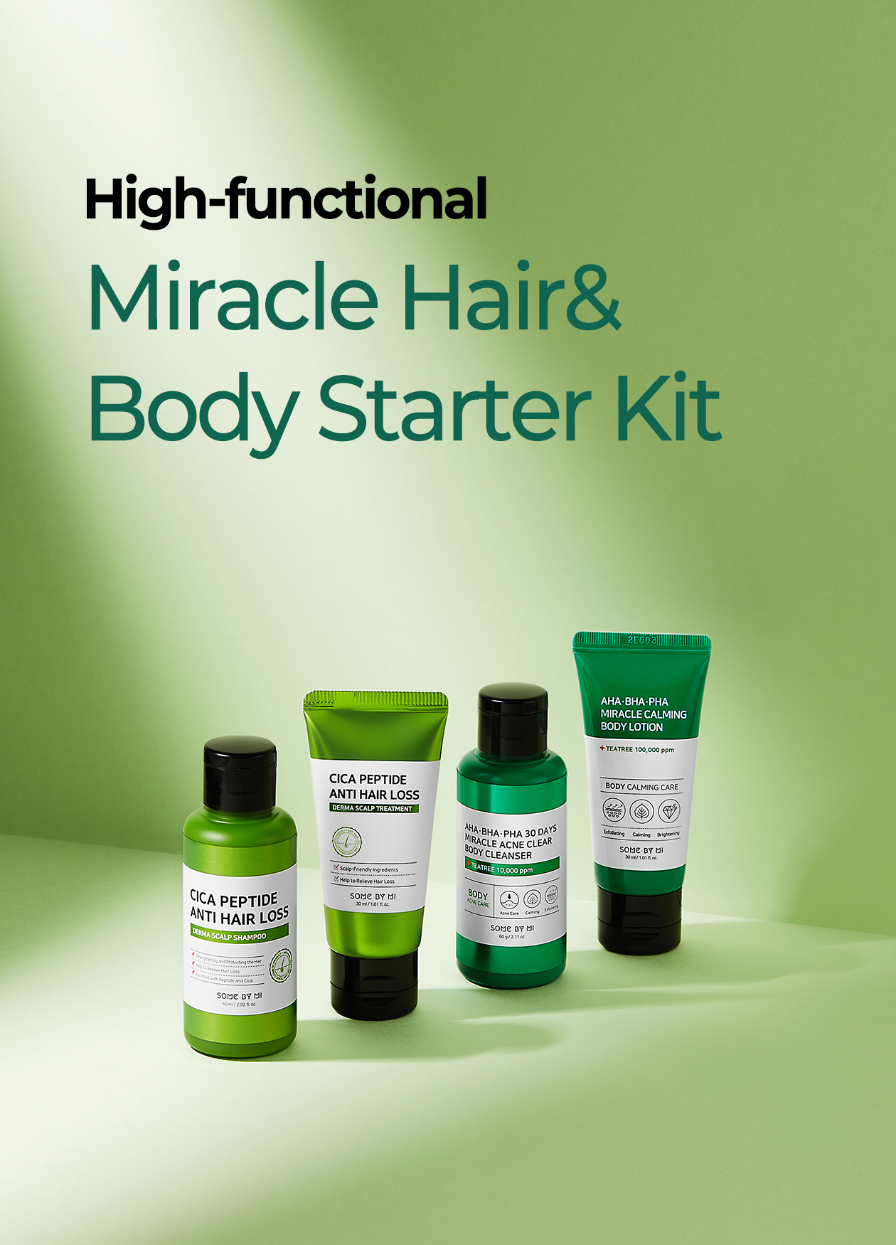 SOME BY MI - Miracle Hair & Body Starter Kit - 1set(4items) | Beauty ...